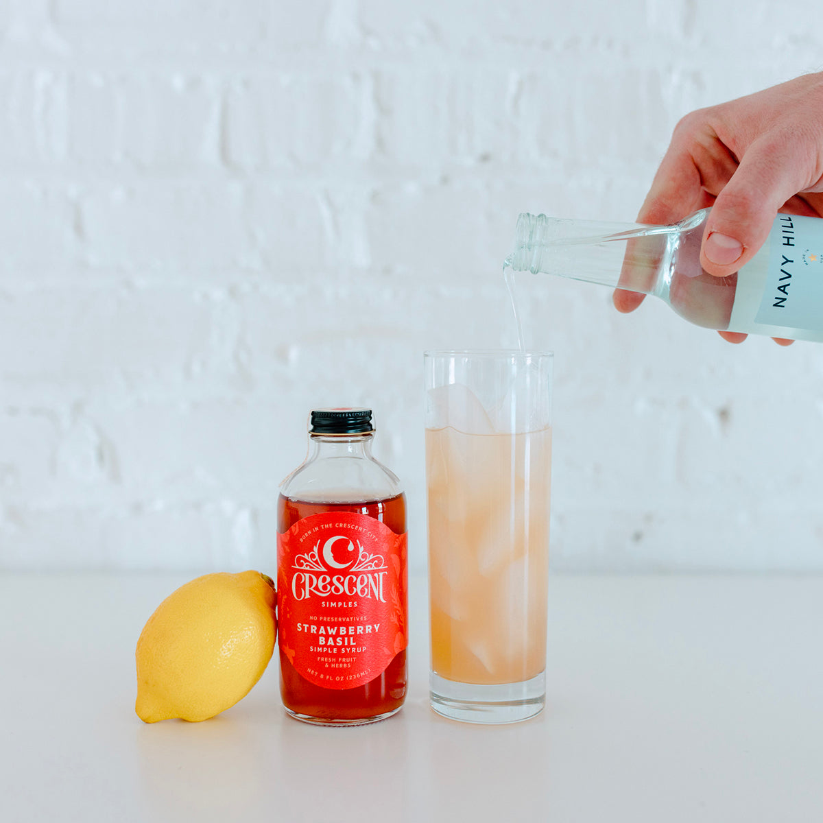 Strawberry Basil Lemon-Limeade – Adelina Social Goods